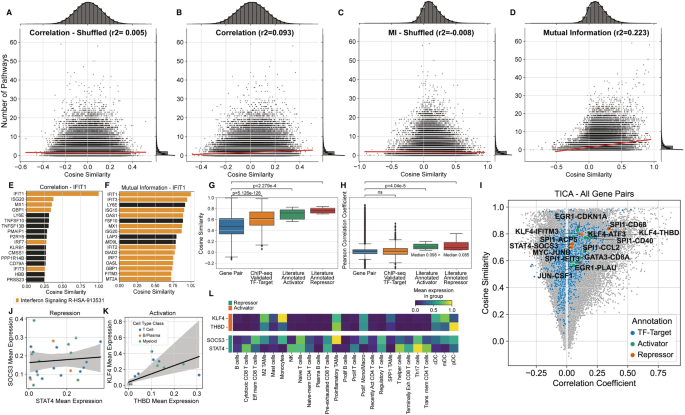 Identification of transcriptional programs using dense vector ...